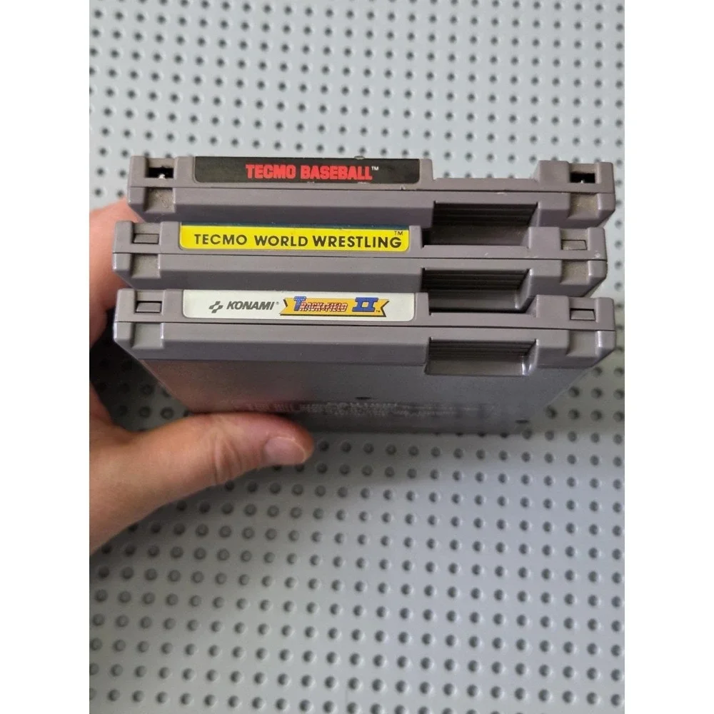 Video Games & Consoles | Nintendo Nes Game Lot Tecmo Wrestling Baseball ...